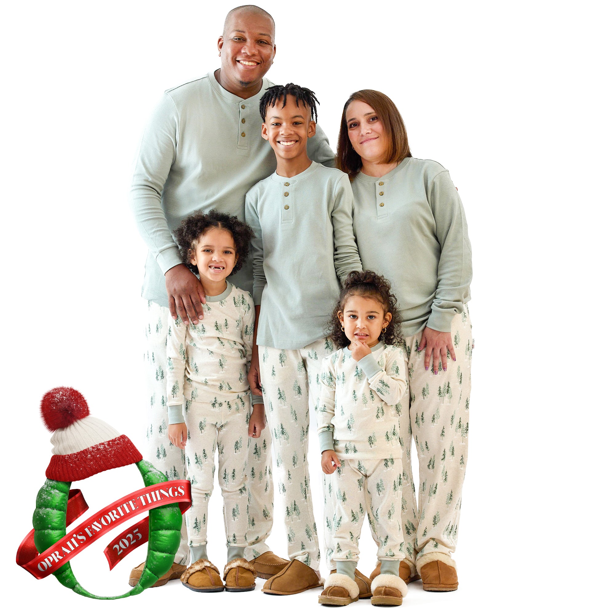 Matching Family Pajamas - Winter's Pine – Butterblu
